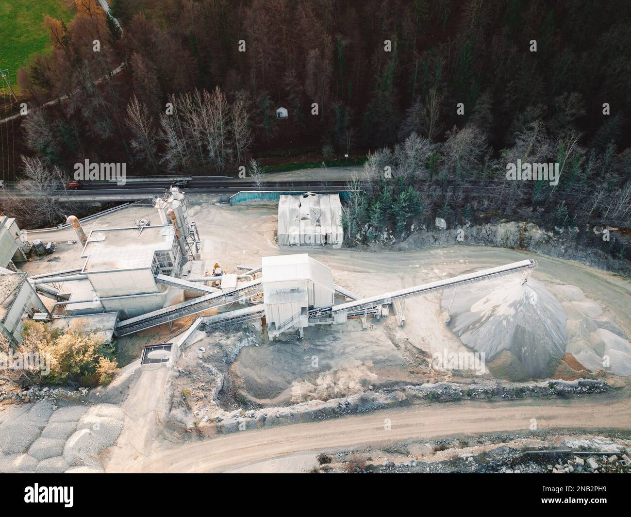 Small open quarry extraction hi-res stock photography and images - Alamy