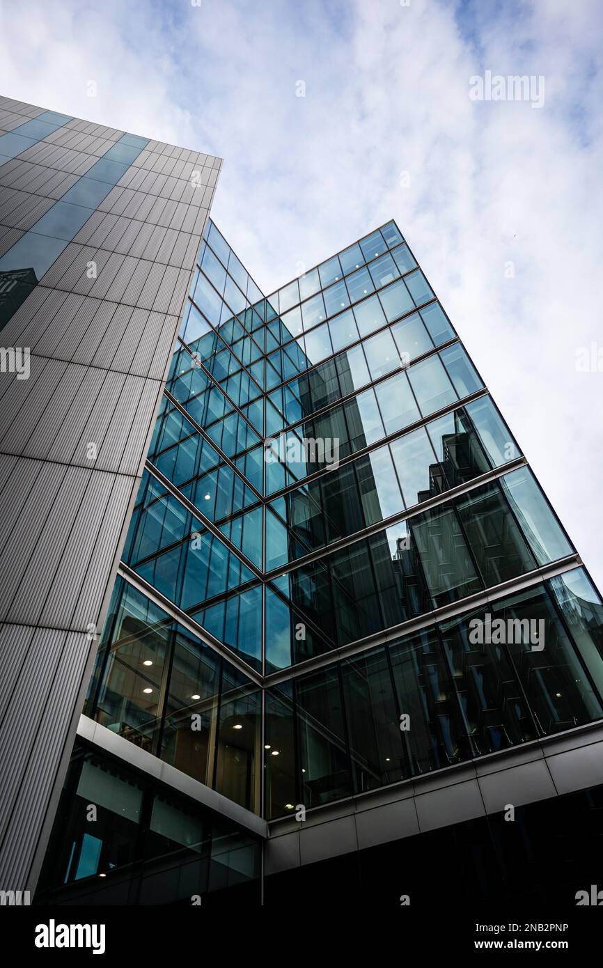 Modern and sleek buildings in downtown Central London Stock Photo - Alamy