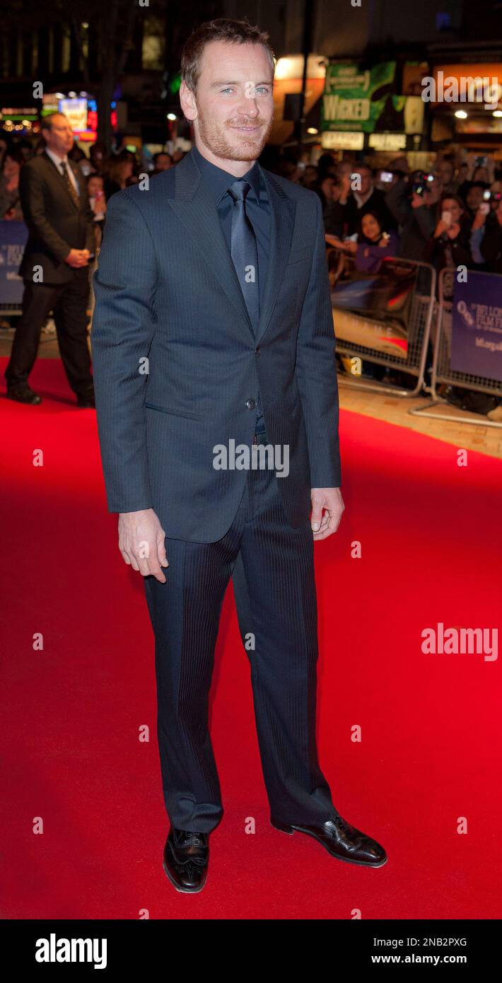 Irish-German actor Michael Fassbender arrives on the red carpet for the ...