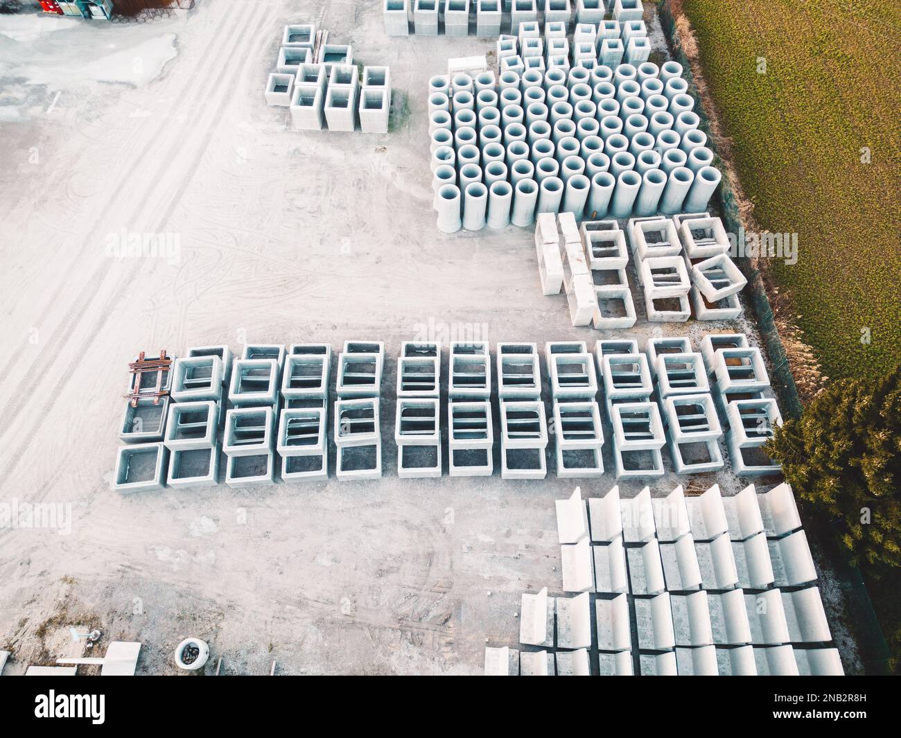 Concrete drainage boxes hi-res stock photography and images - Alamy