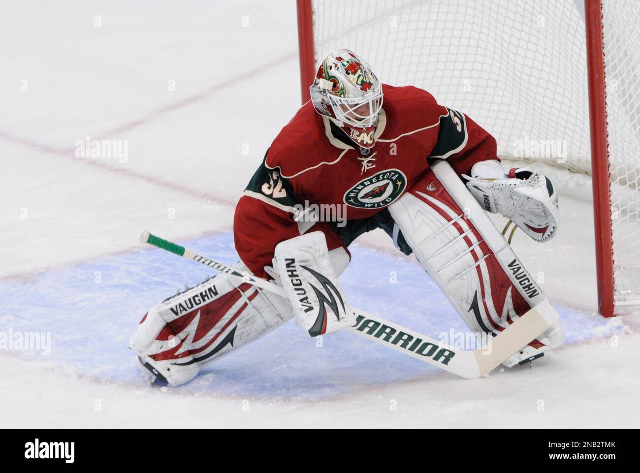 Minnesota Wild goalie Niklas Backstrom of Finland (32) in the first ...