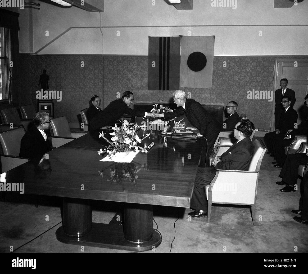 Japan and South Vietnam exchanged ratification of the Japan-South ...