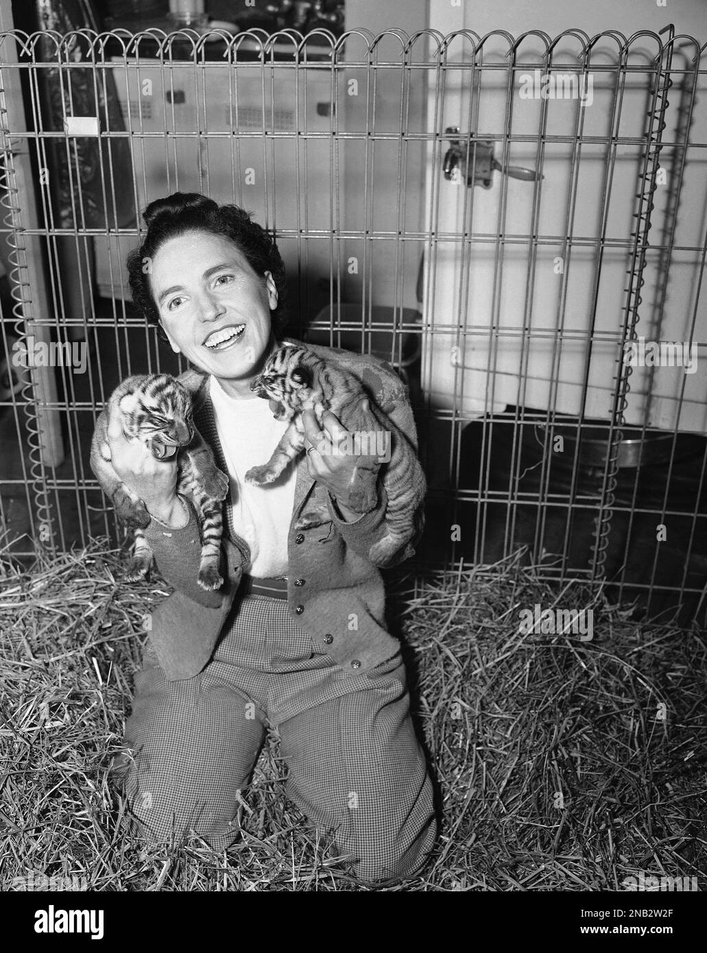 Helen Martini, in charge of the Bronx Zoo's animal nursery gets ...