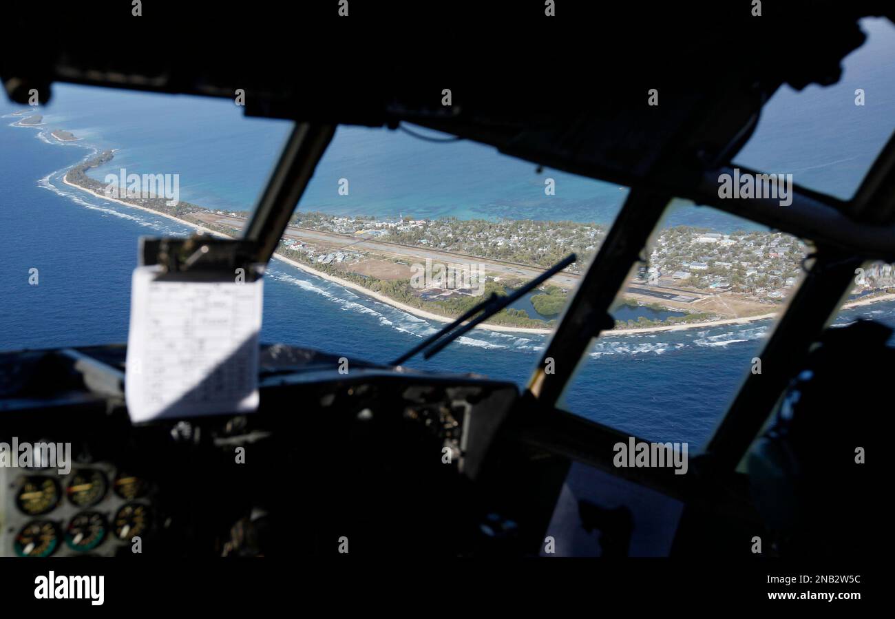 In this Oct. 13, 2011 photo, Funafuti, the main island of the nation ...