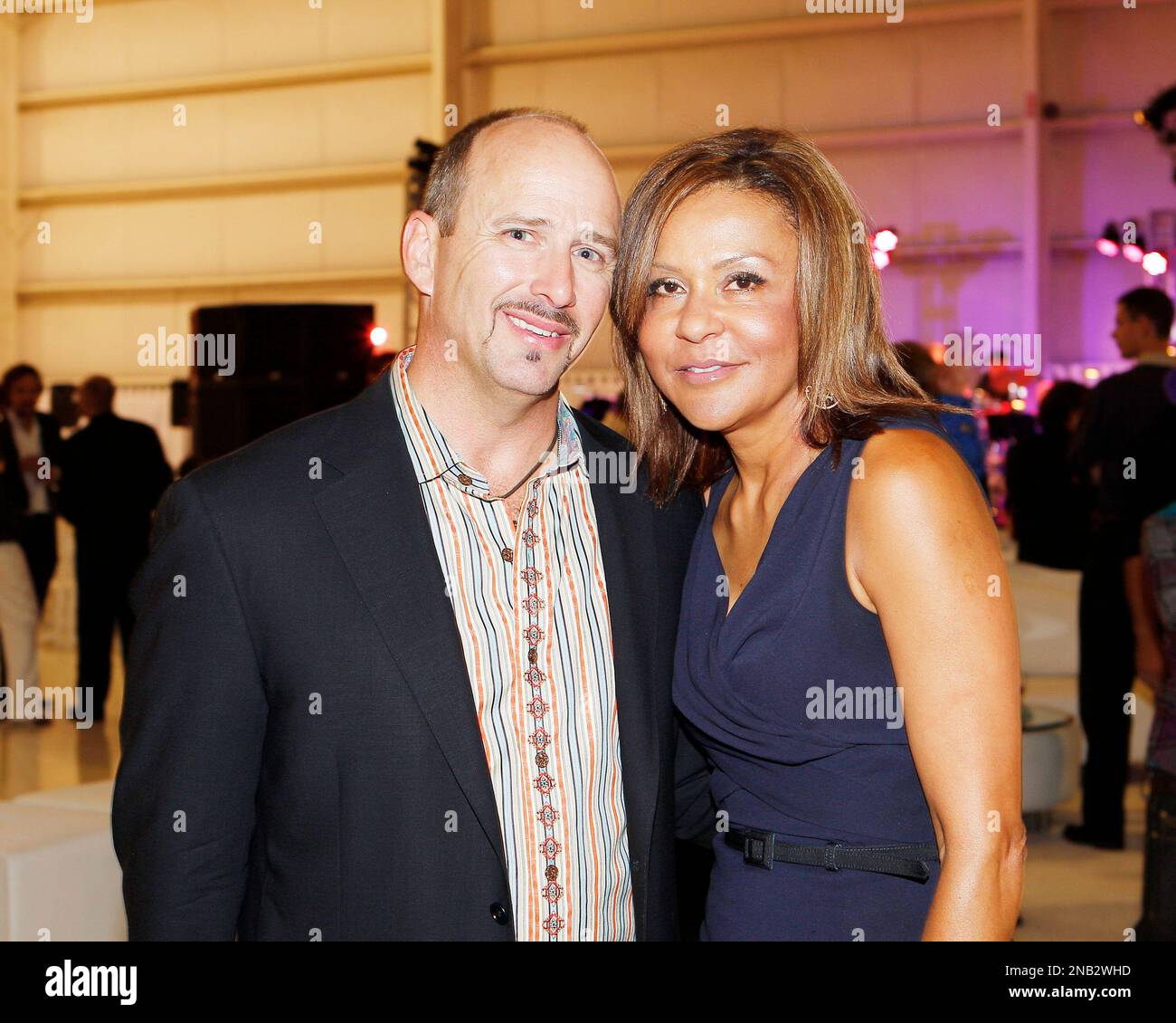 Elite Aviation President and CEO Christine Holifield, right, attends ...