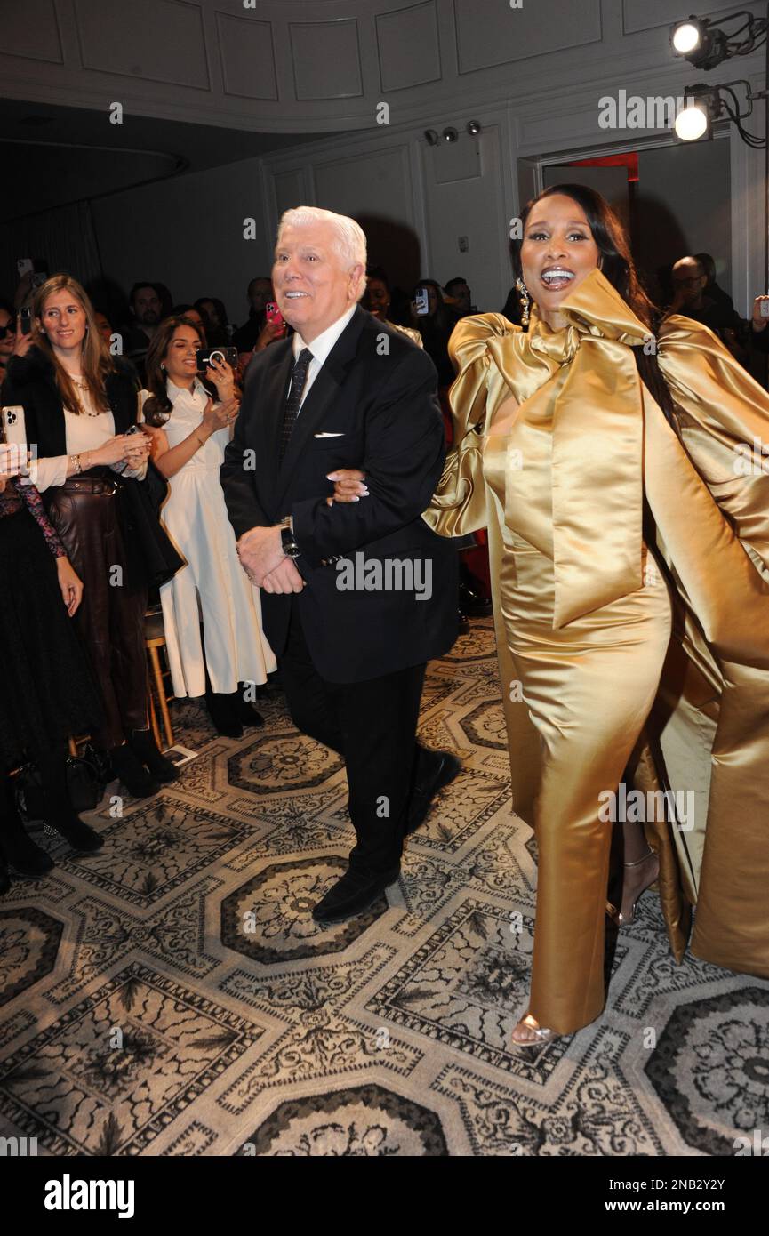 Dennis Basso presents latest collection at New York Fashion Week with ...