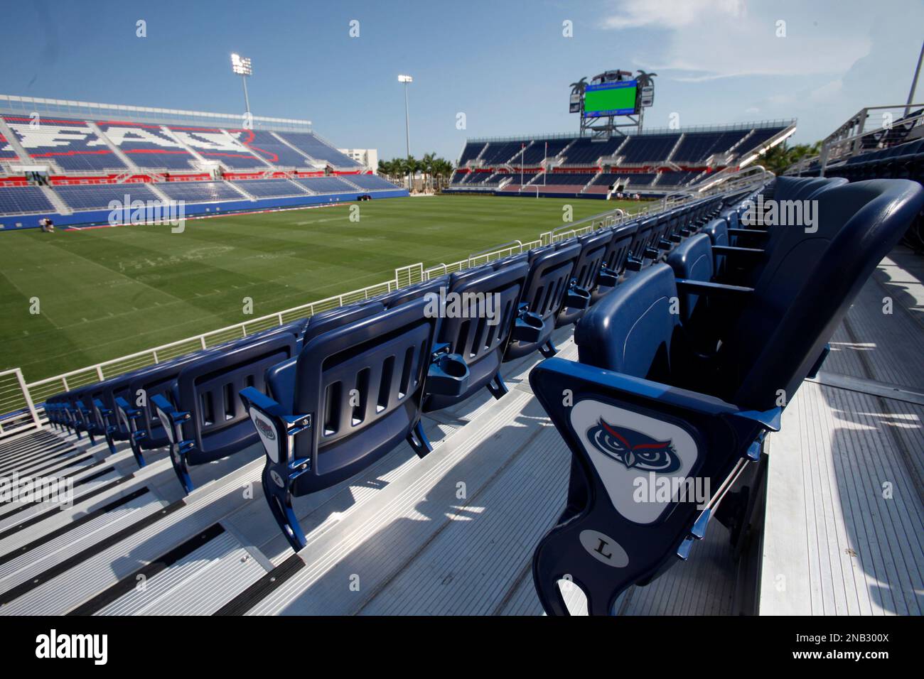 Florida Atlantic's new 30,000-seat football stadium is shown, Tuesday ...
