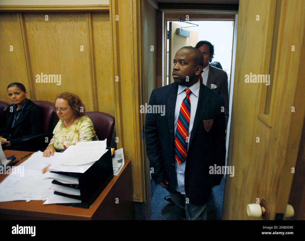 Grammy-winning OutKast rapper Big Boi enters the courtroom as he ...