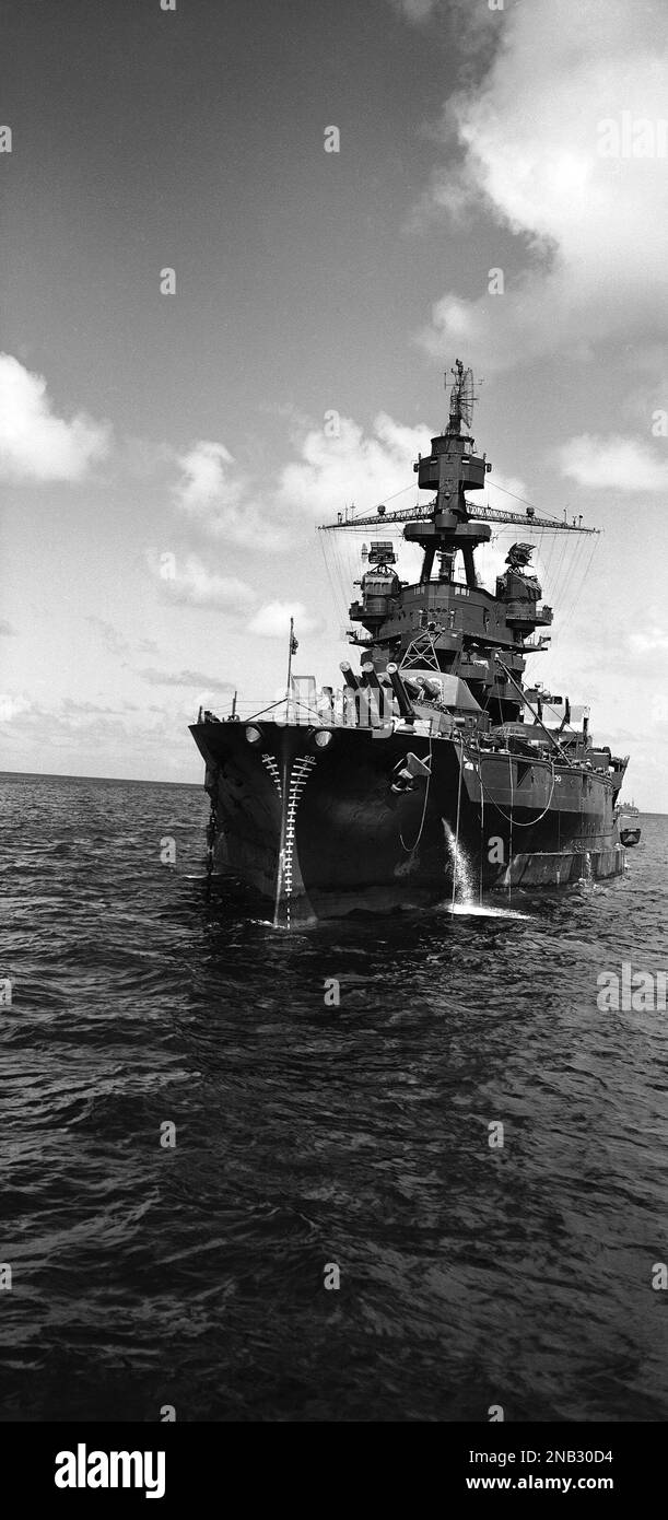 USS Independence near Bikini Atoll July 1946. (AP Photo/Clarence Hamm ...