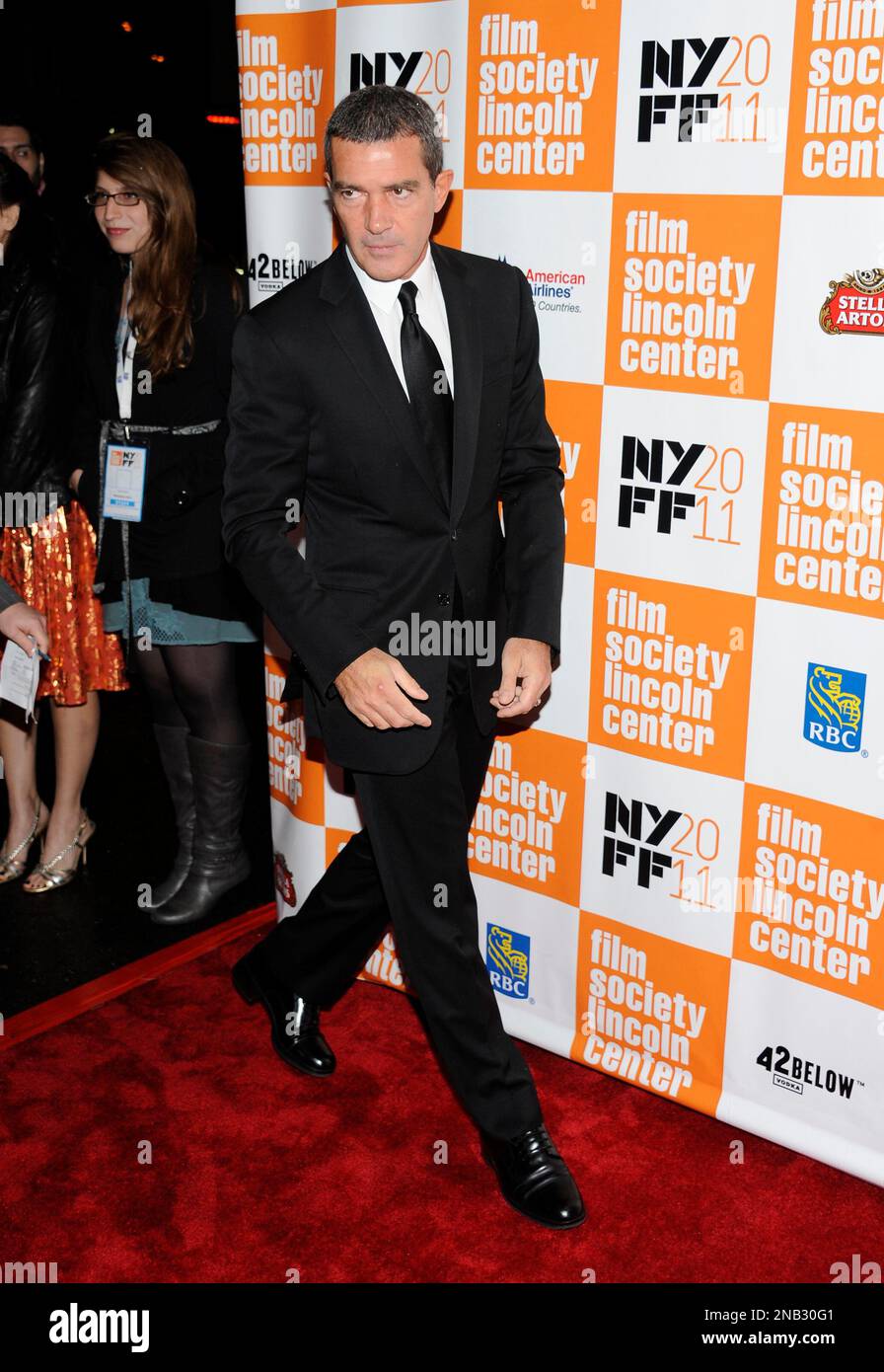 Actor Antonio Banderas attends the premiere of "The Skin I Live In ...