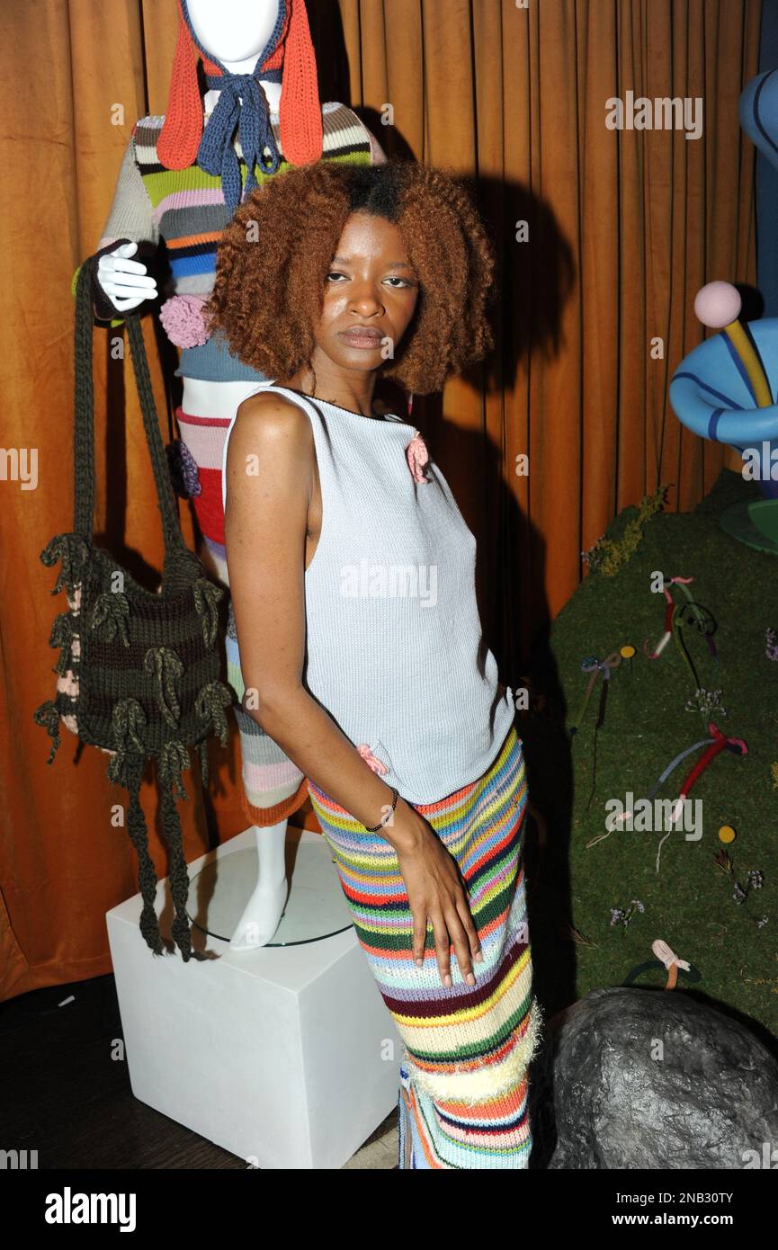 Ella Emhoff likes to Knit event at New York Fashion Week at Spring ...