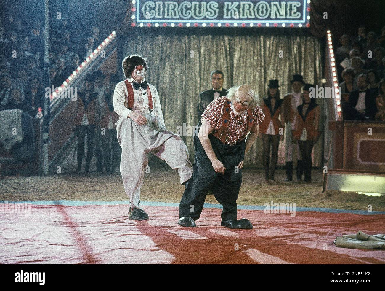 Austrian actors and directors Otto Schenk, right, and Peter Weck, left ...
