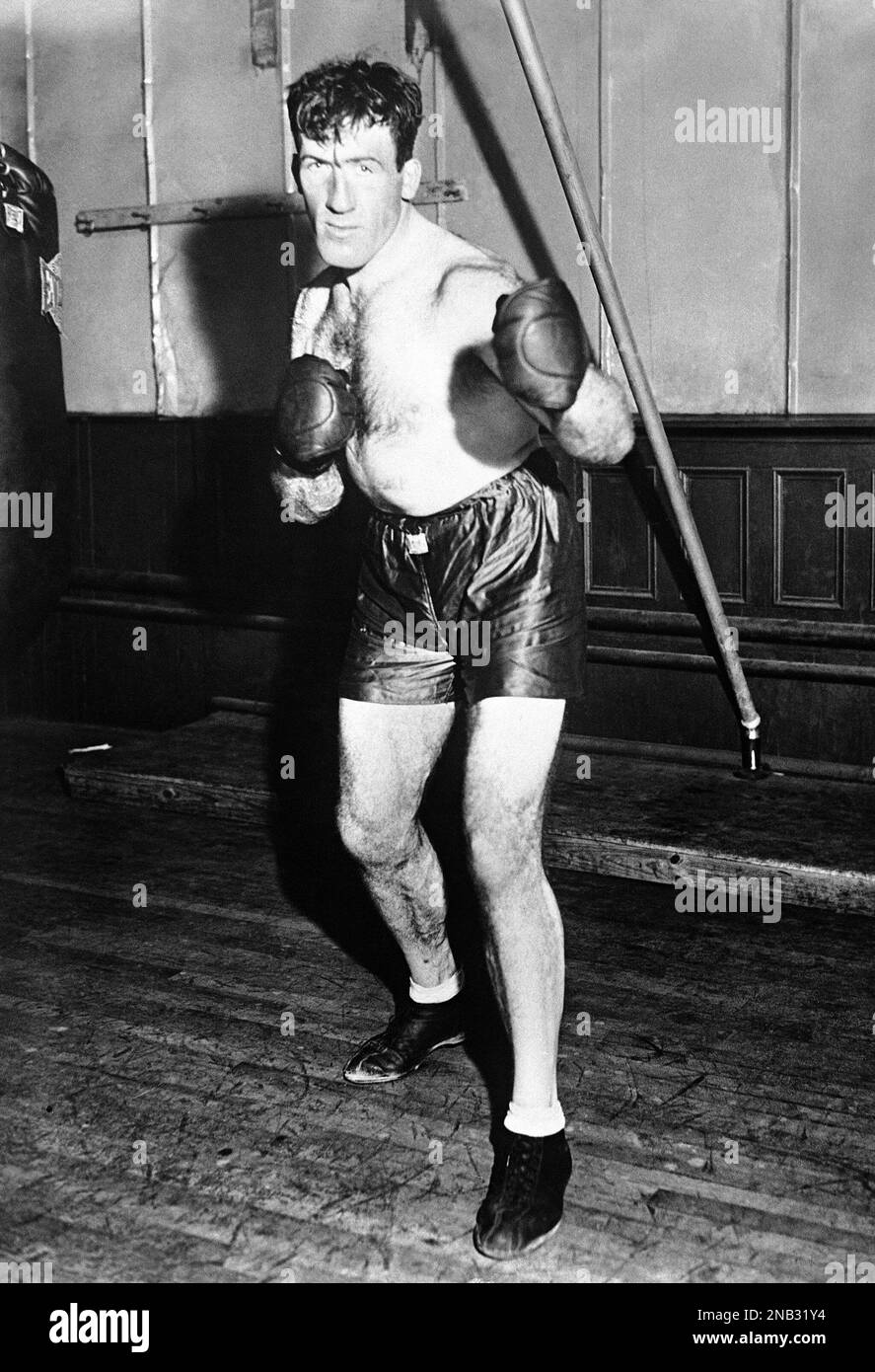 Boxer Pat Redmond who is to fight Primo Carnera, unseen, later in the ...