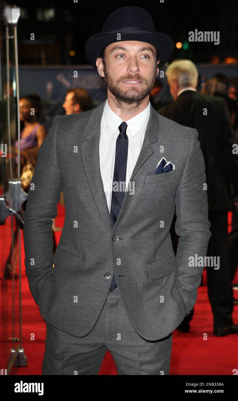 British actor Jude Law arrives on the red carpet for the European ...