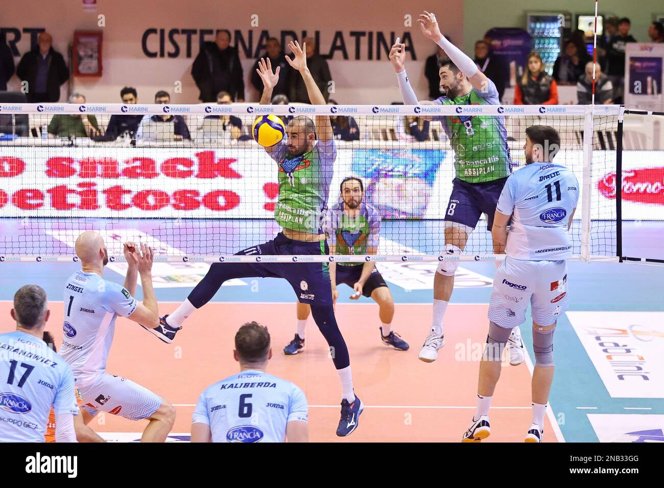 Palasport, Cisterna, Italy, February 11, 2023, Gianluca Galassi (Vero ...