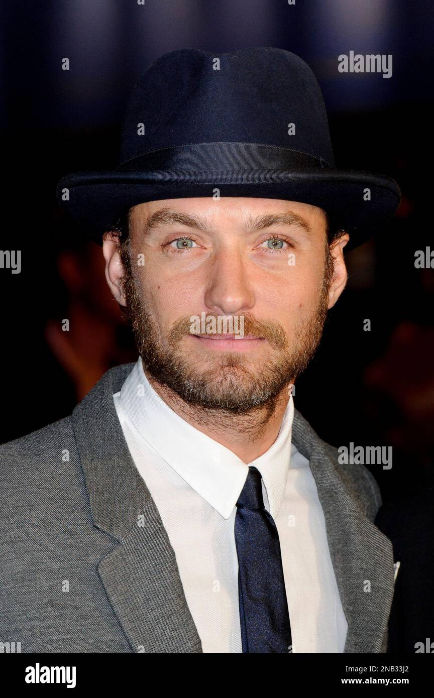 British actor Jude Law arrives on the red carpet for the European ...
