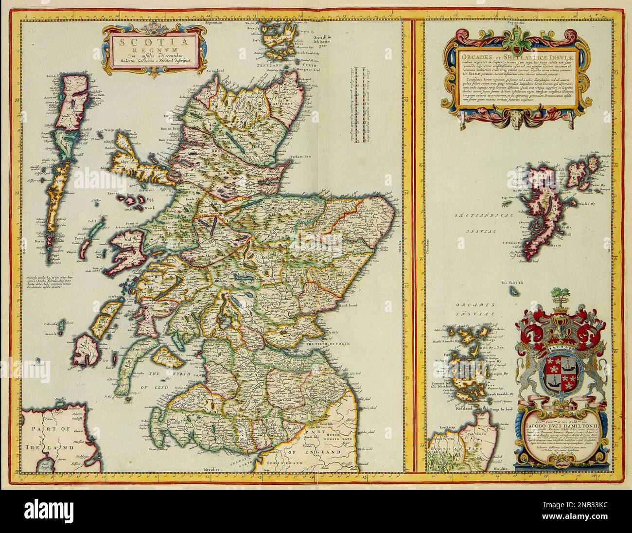 Map of scotland hi-res stock photography and images - Alamy