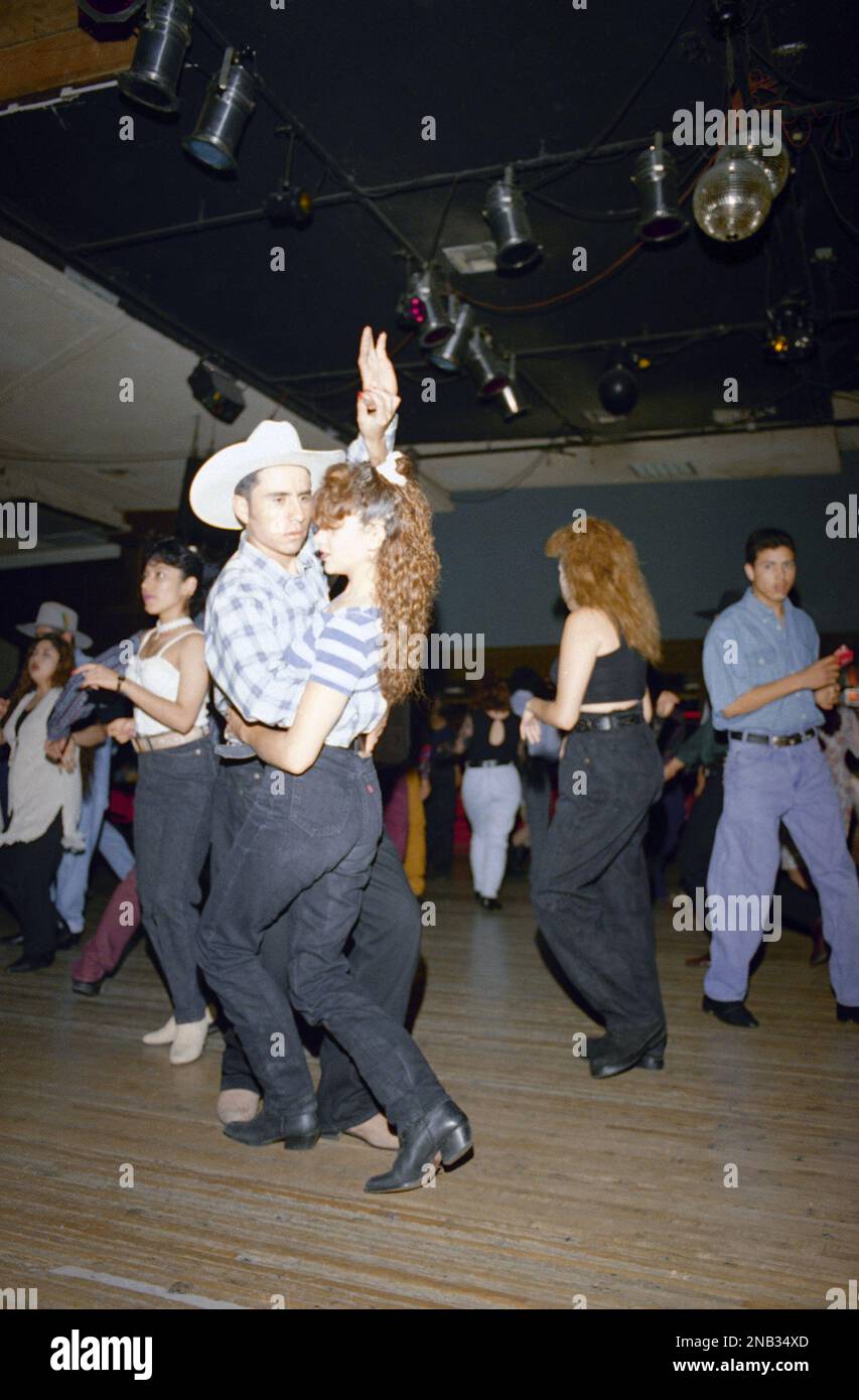 Dancers at the Lido Dance Club in Los Angeles in June 1994. Some former ...