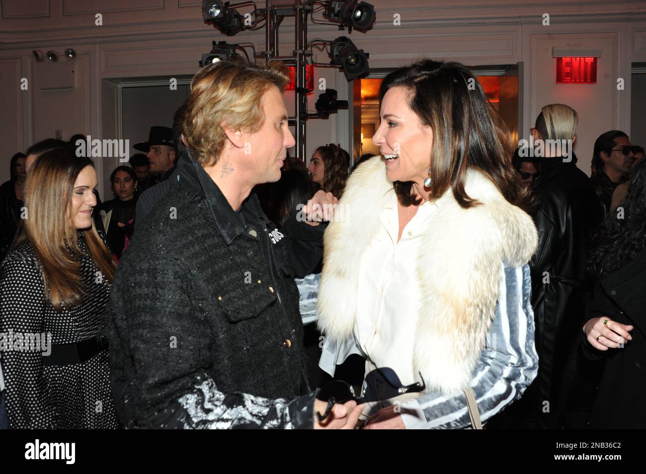 Jonathan Cheban aka Foodgod, Luann de Lesseps and Candace Bushnell ...