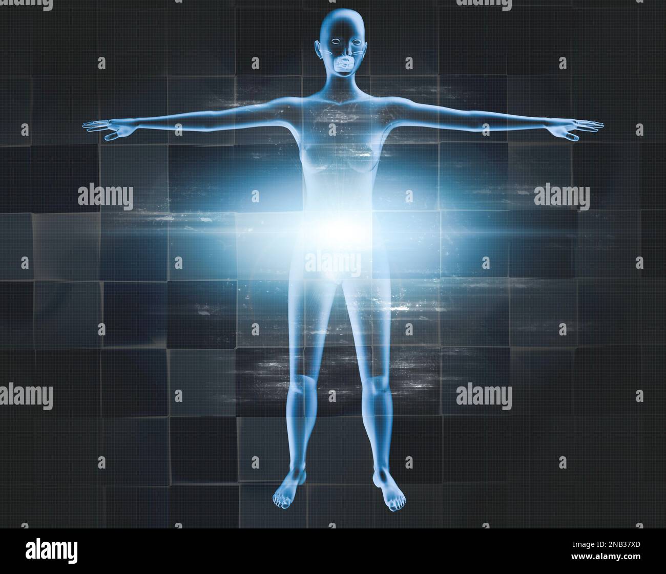 Medical imaging and medical treatments. Concept of analgesics and ...