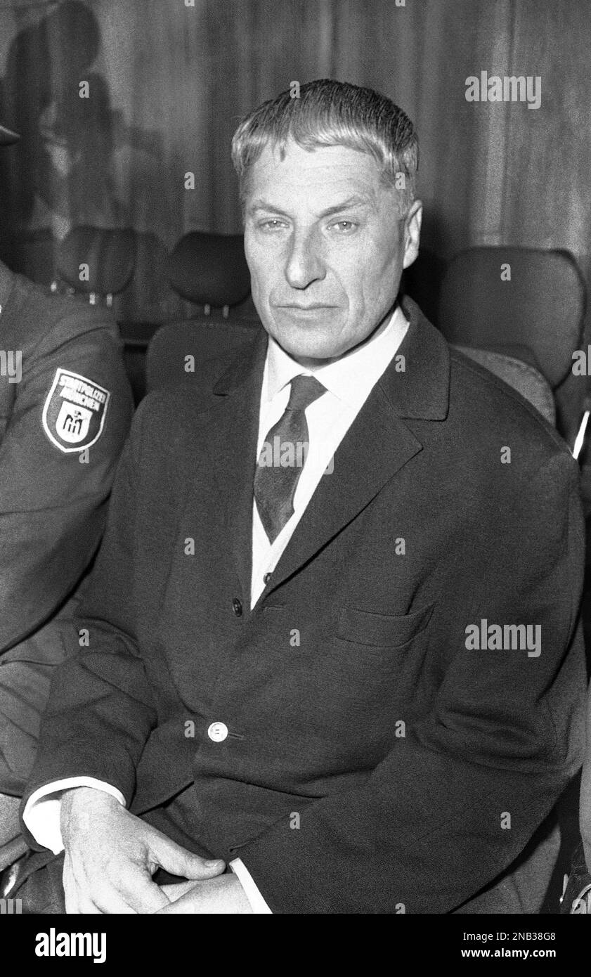 Former SS members Wilhelm Zoepf hearing judgment of his condemnation of ...
