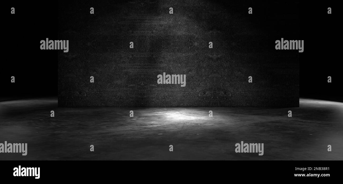 Empty cement room or space.Floor with concrete wall texture background ...