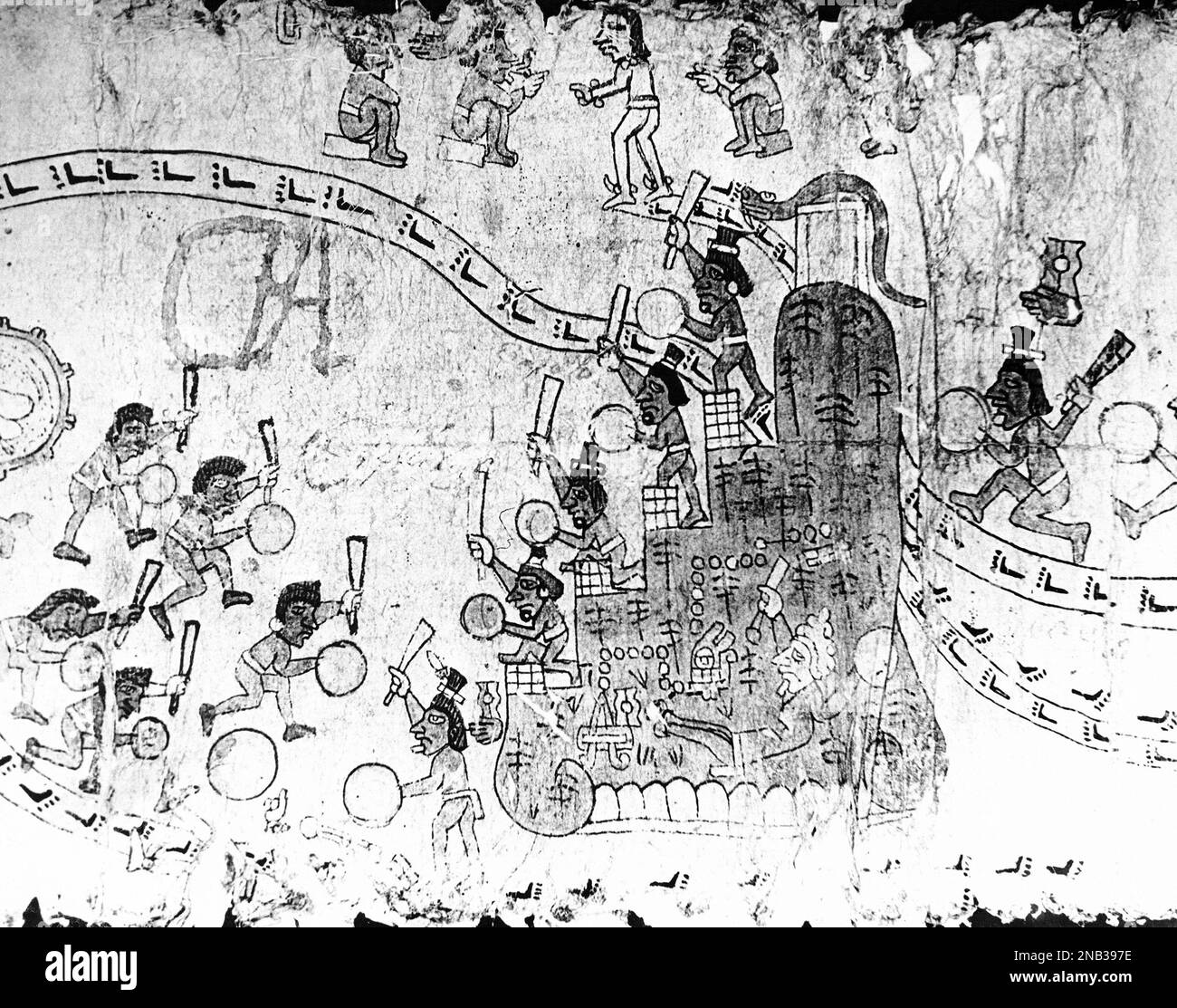 An 18-foot-long scroll, known as the Codex Fernandez Leal, discovered ...