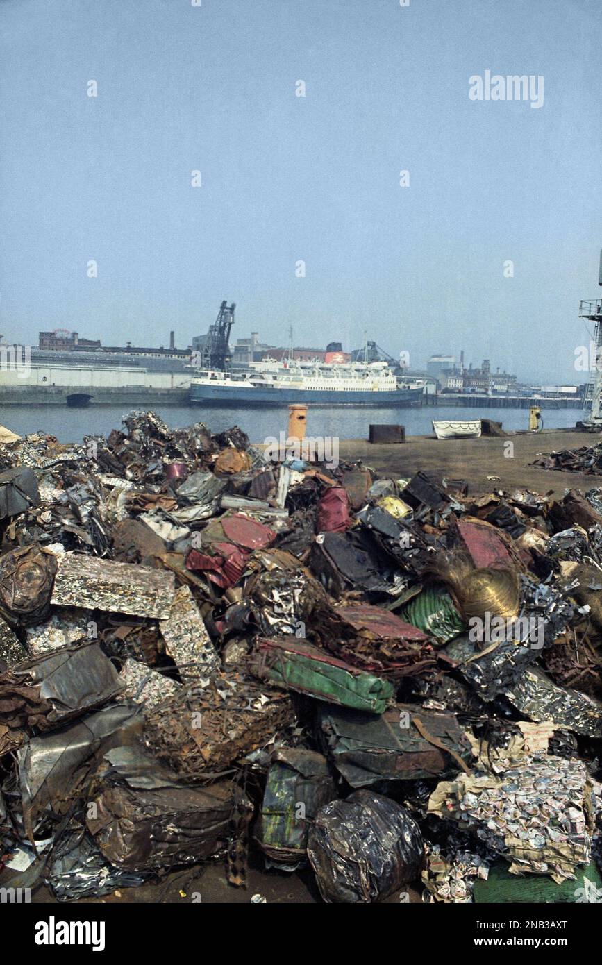 A view of the docks in Belfast, Northern Ireland in June 1968. (AP ...