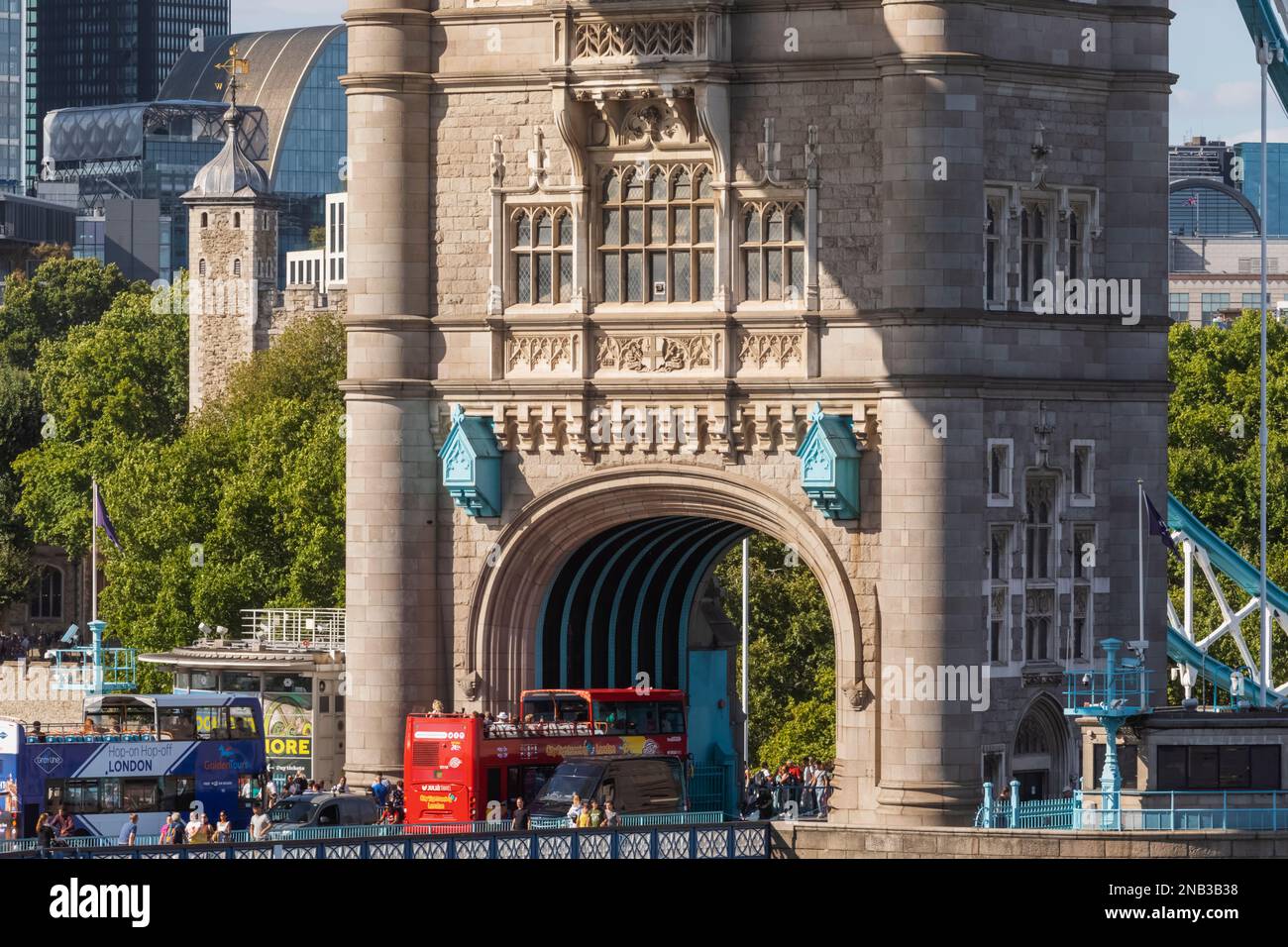 England, London, Close-up detail of Tower Bridge Stock Photo - Alamy