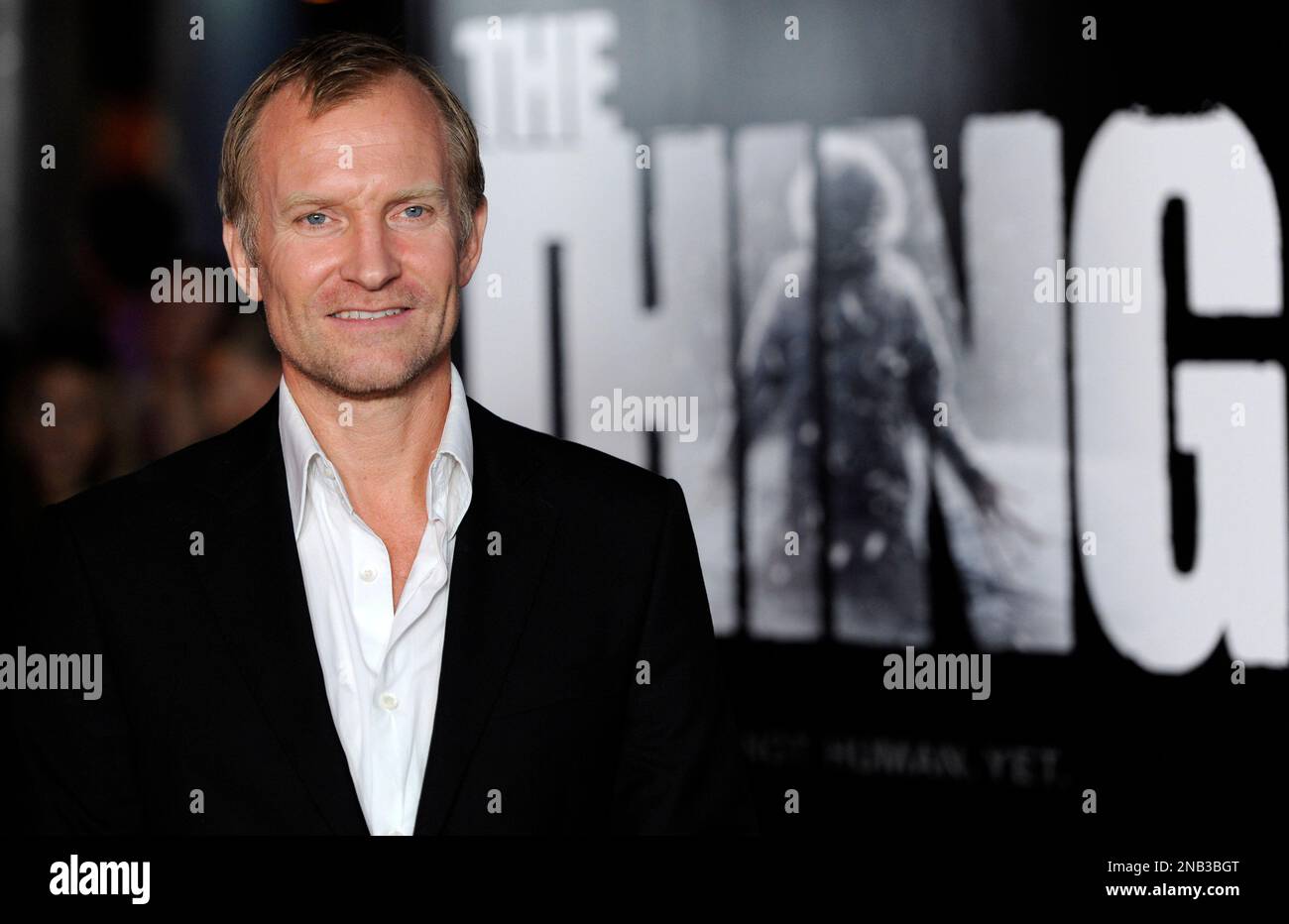 Danish actor Ulrich Thomsen, a cast member in "The Thing," poses at the ...