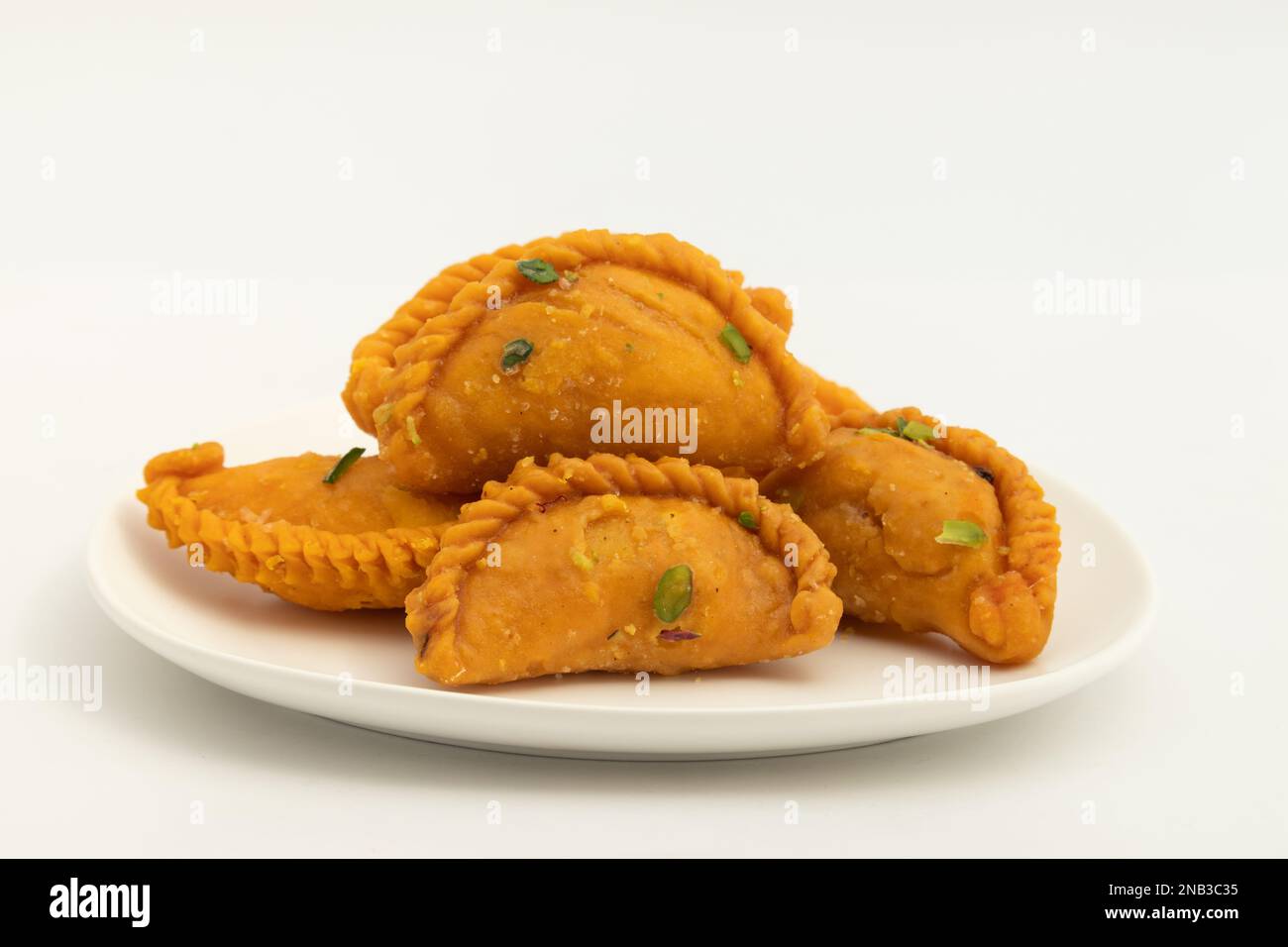 Kesar Gujia Mithai Also Called Kesri Gujiya, Pirukiya, Pirukia ...