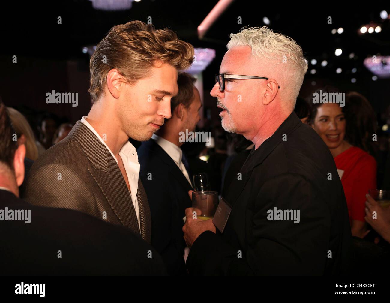 Austin Butler, left, and Jason Baird attend the 95th Academy Awards ...