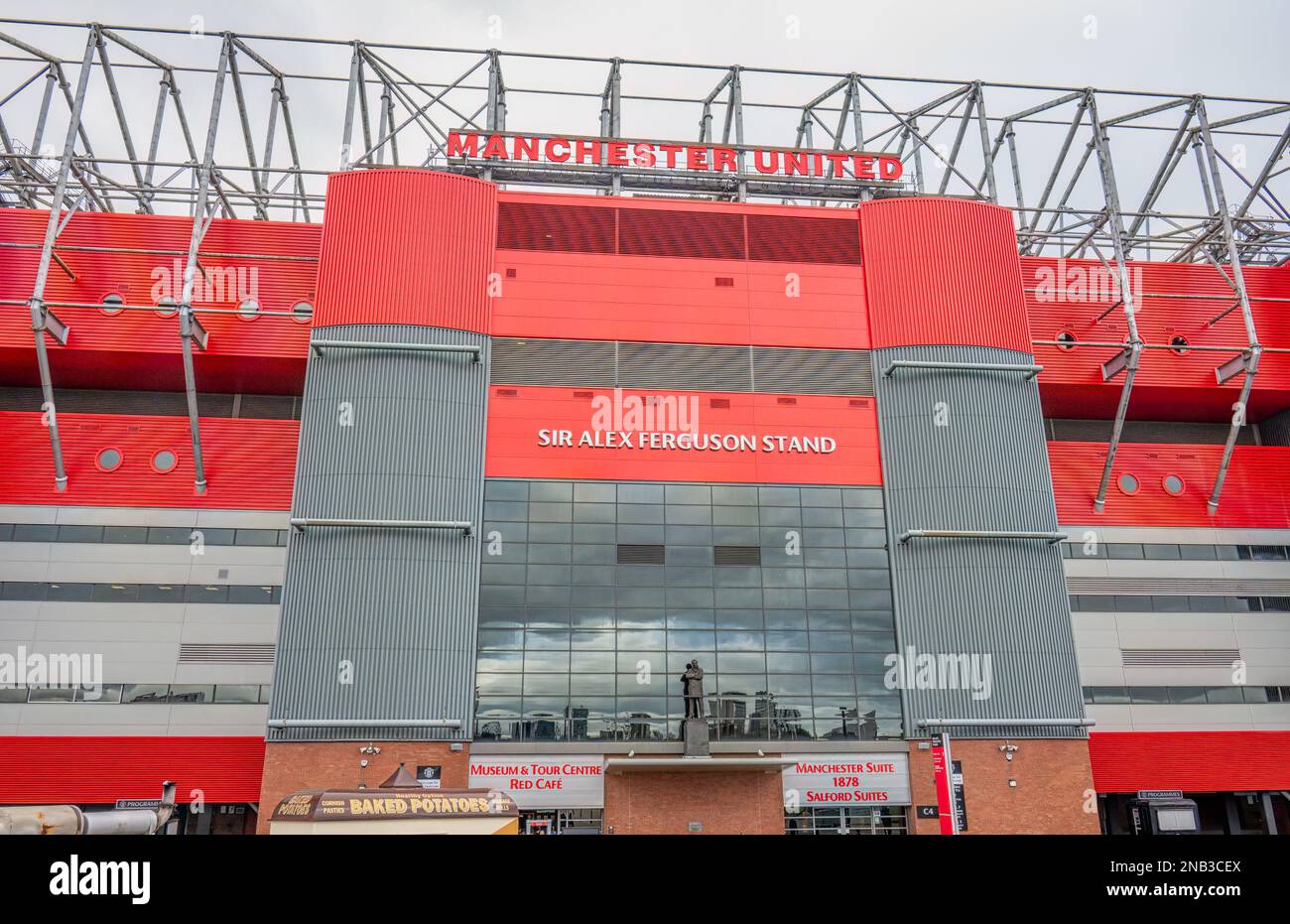MANCHESTER, UK, 11TH FEBRUARY 2023: Views of Old Trafford stadium the ...