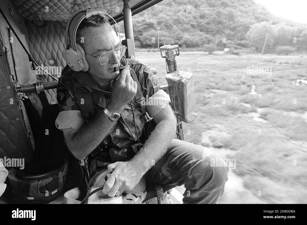 Col. Terry Scott, commander 3rd Brig. 82nd Airborne Div., gets an ...