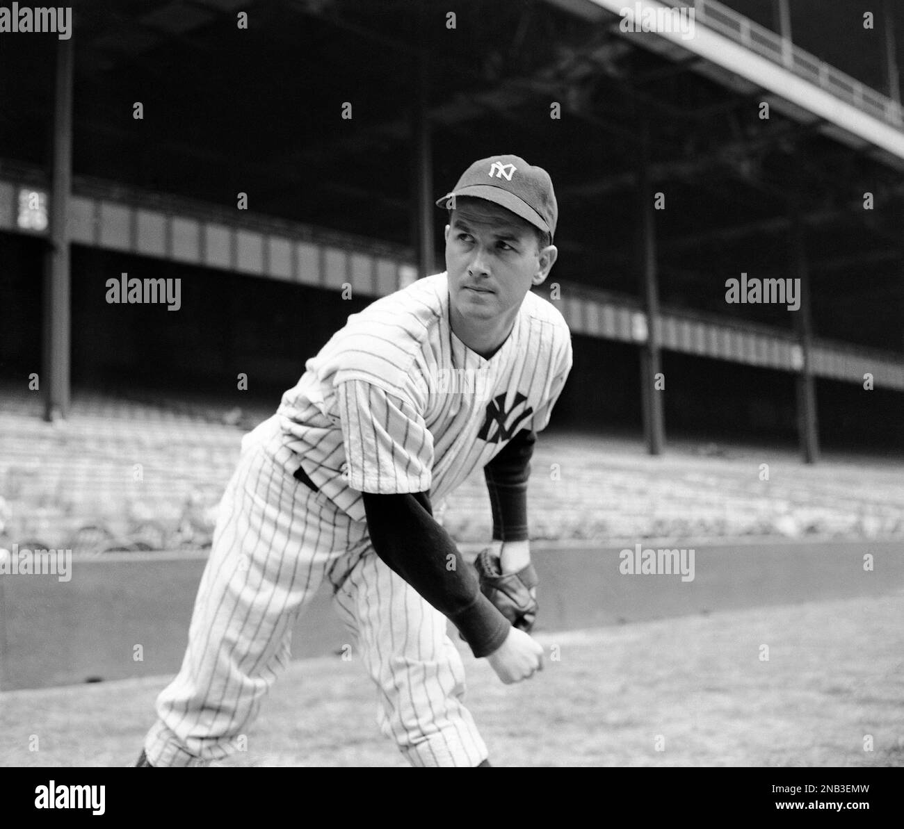 Marvin Breuer one of the three New York Yankees' moundsmen who have ...
