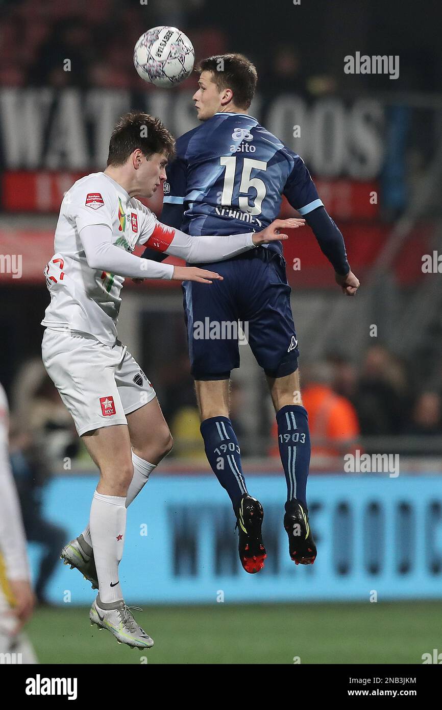 MAASTRICHT- football, 13-02-2023, stadion de Geusselt, MVV Maastricht ...