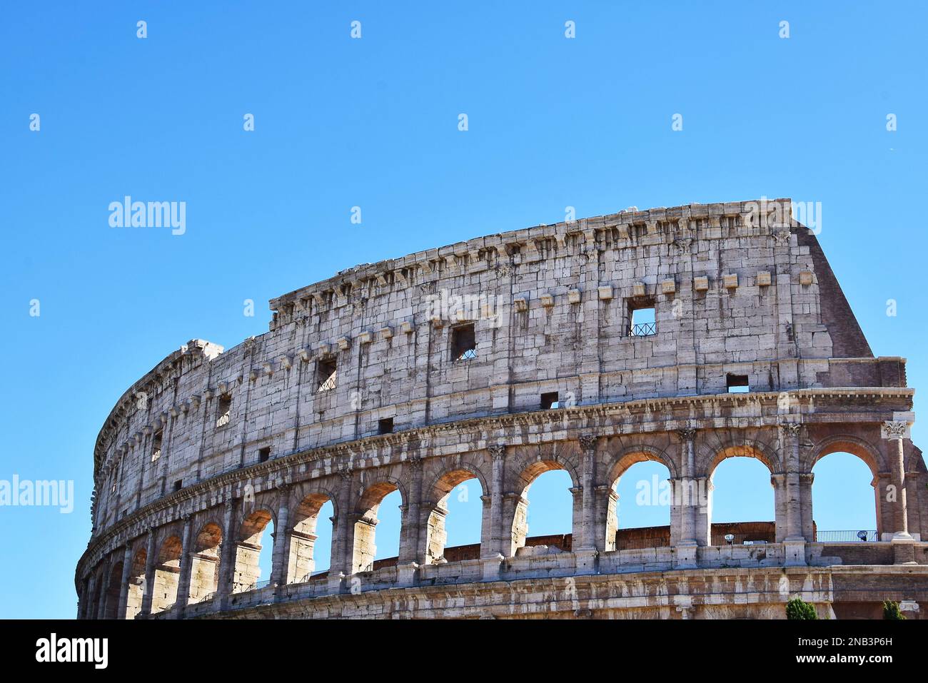 Colosseum in Rome, Italy. Magnificent architecture of Rome. Exterior ...