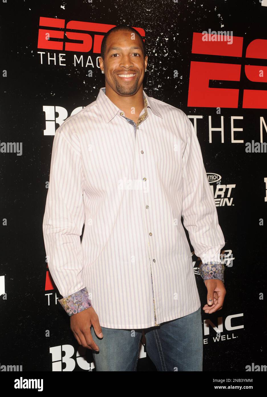 Michael Boley arrives at ESPN The Magazine Body Issue Party, Thursday ...