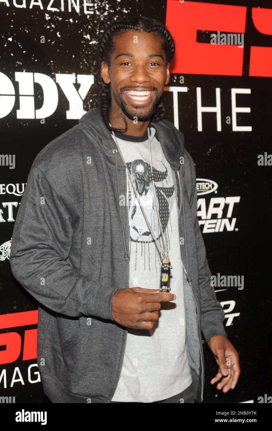 Darren Harper arrives at ESPN The Magazine Body Issue Party, Thursday ...