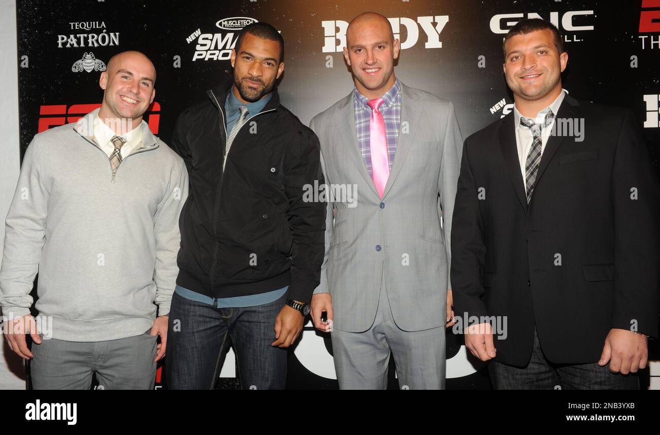 arrives at ESPN The Magazine Body Issue Party, Thursday, Oct. 6, 2011 ...