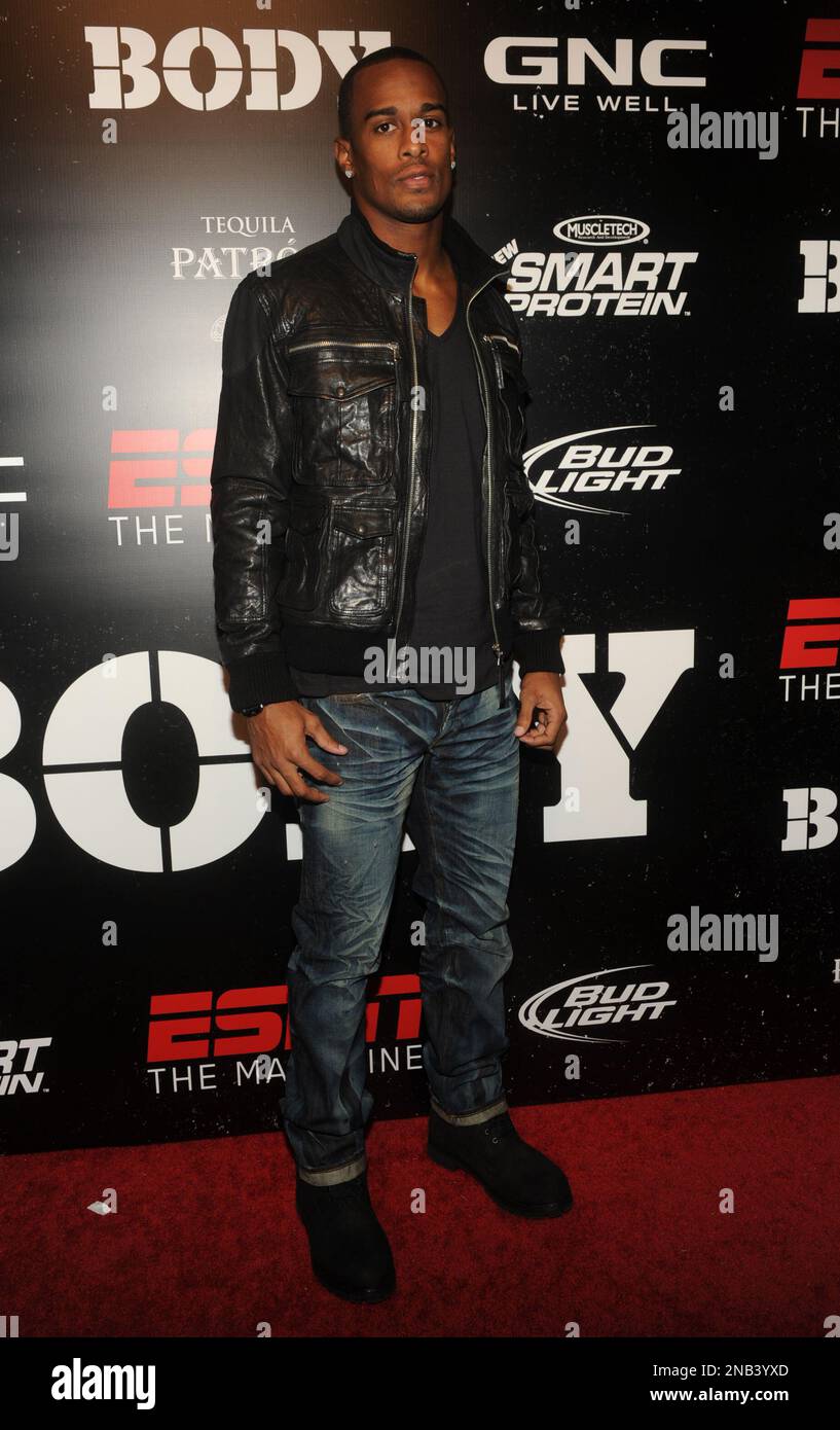 Michael Coe arrives at ESPN The Magazine Body Issue Party, Thursday ...