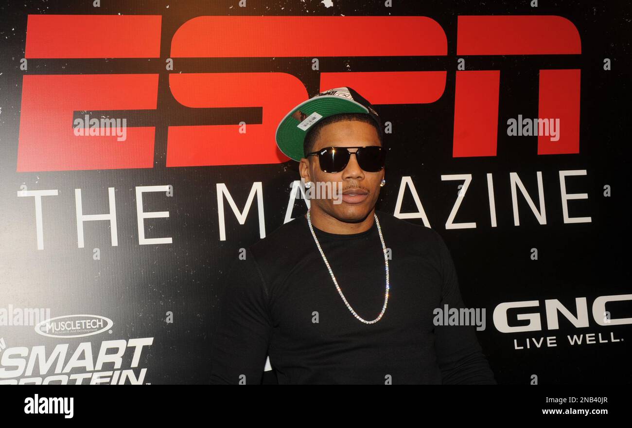 Nelly arrives at ESPN The Magazine Body Issue Party, Thursday, Oct. 6 ...
