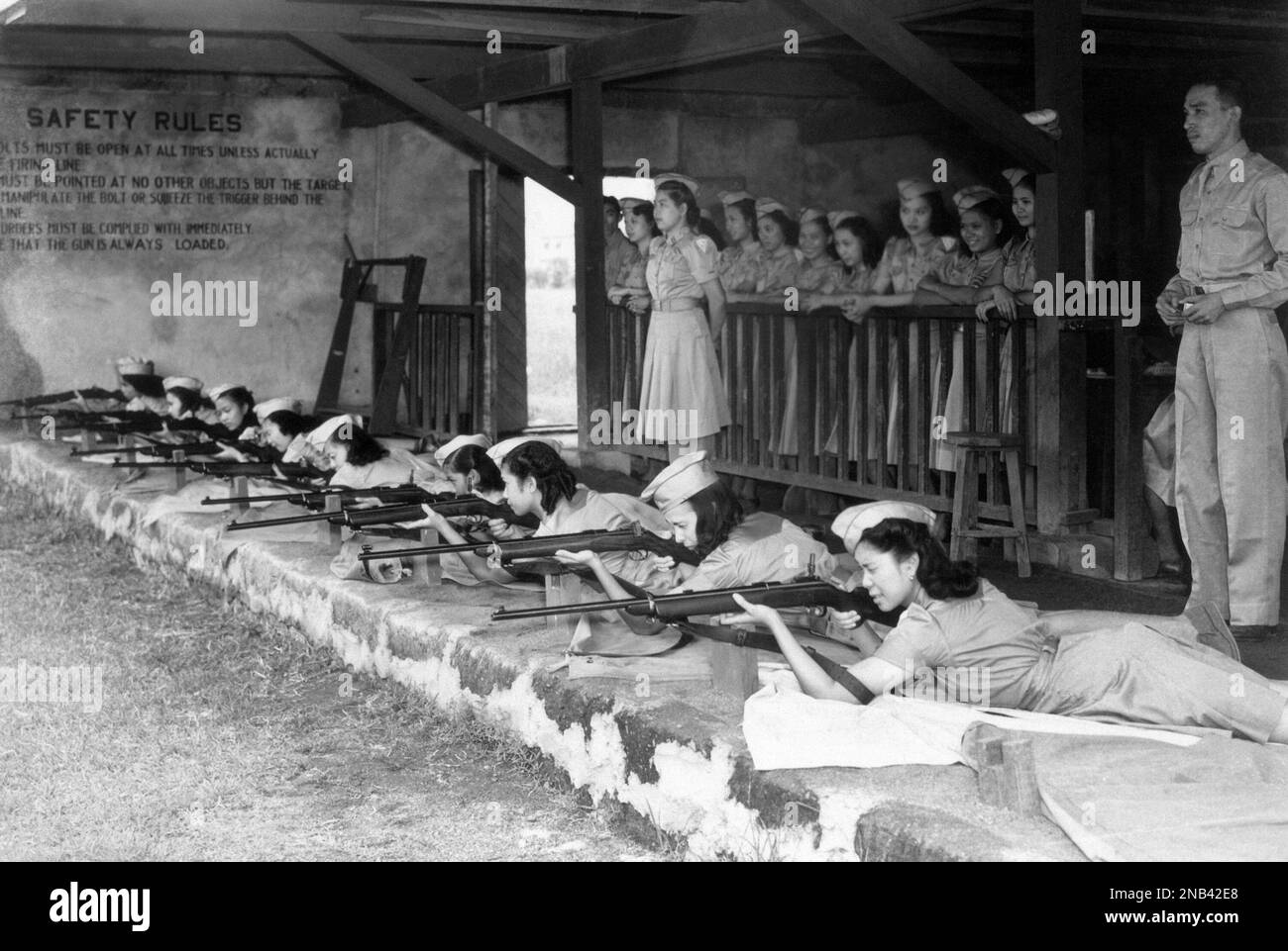 Filipino women are getting ready these days to do their part if war ...