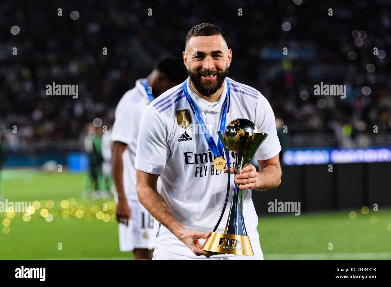 Rabat, Morocco - February 11: Karim Benzema poses for photos with ...