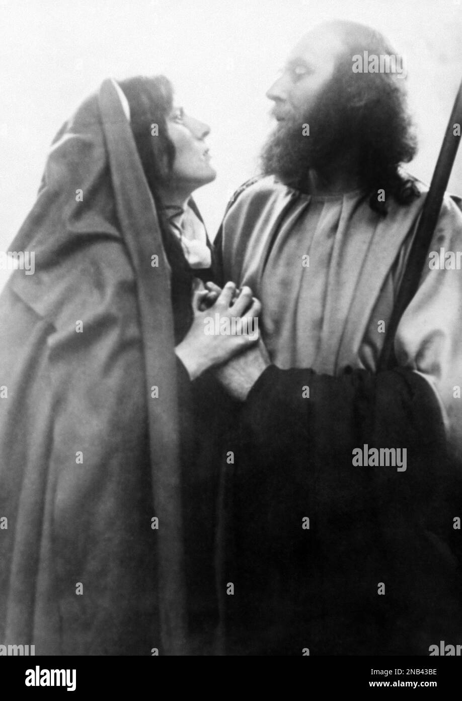 Dramatic portrayal of the life of Christ at Oberammergau, Germany on ...