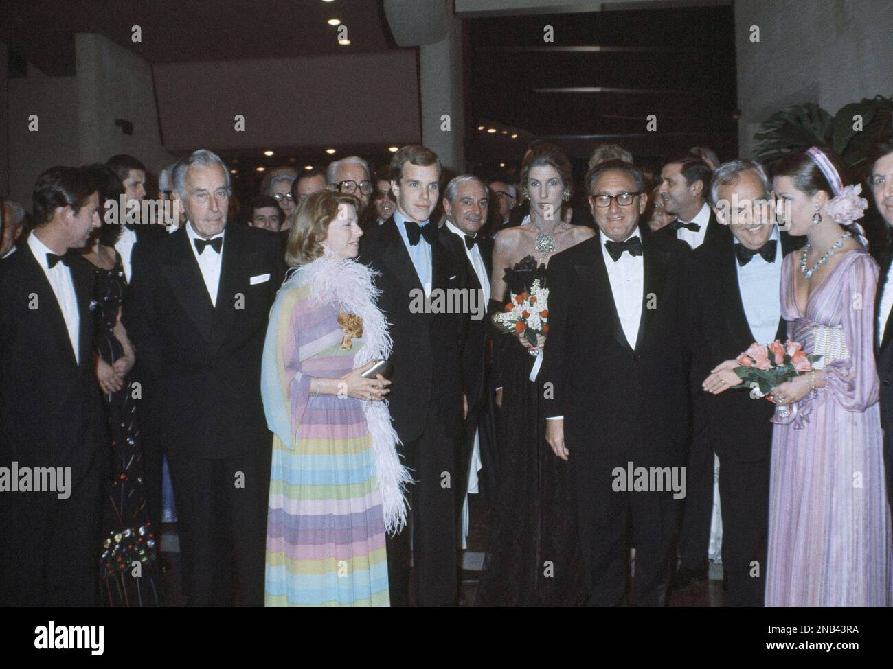 Monaco Sporting Club on April 29, 1977, when Prince Charles of England ...