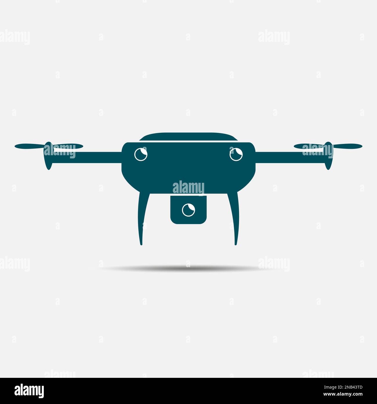 Drone icon vector isolated on white background Stock Vector Image & Art ...
