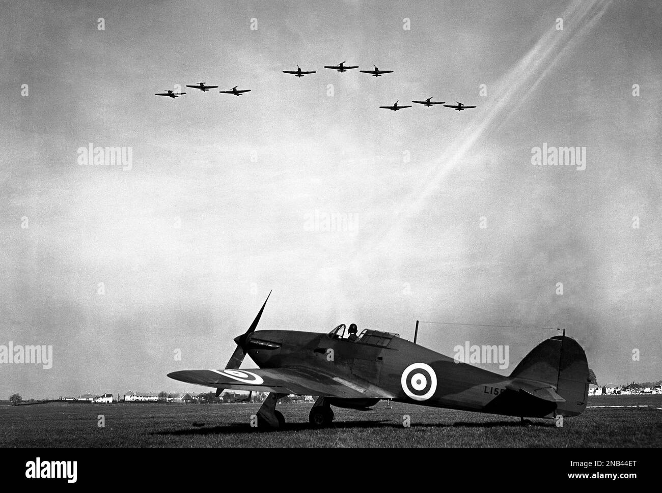 The world’s fastest fighting aircraft of No. 110 Squadron of Hawker ...