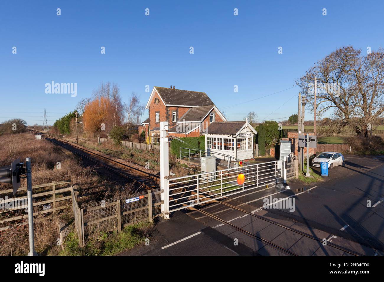 Marston moor signalbox hi-res stock photography and images - Alamy