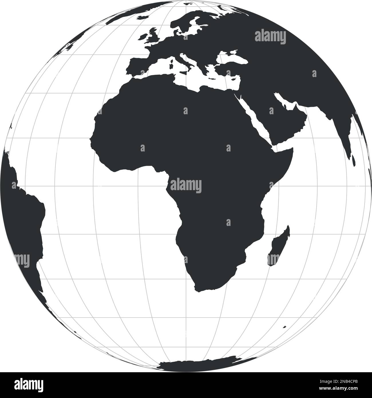 Centered on africa Stock Vector Images - Alamy